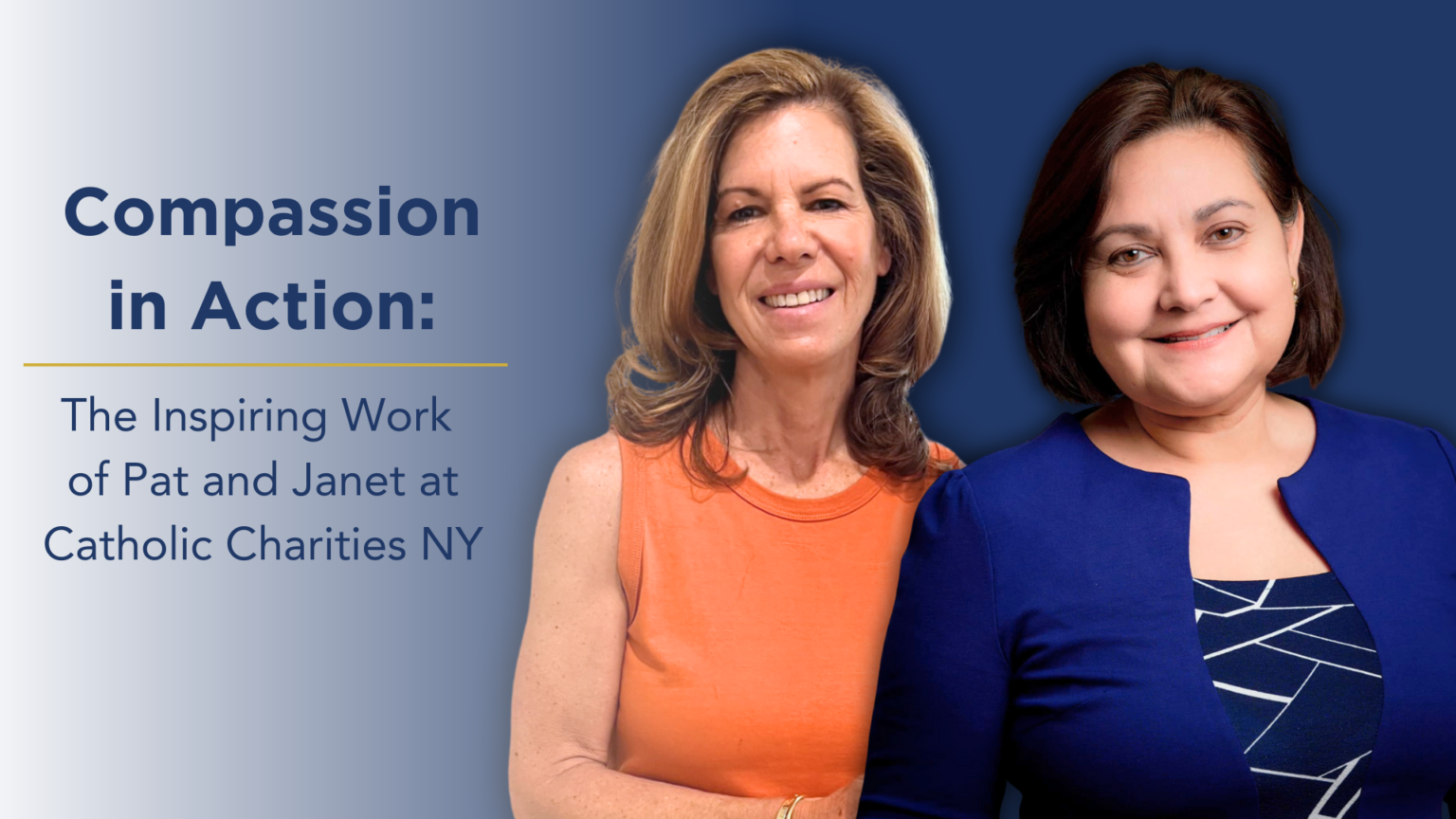 Compassion in Action: The Inspiring Work of Pat and Janet at Catholic ...