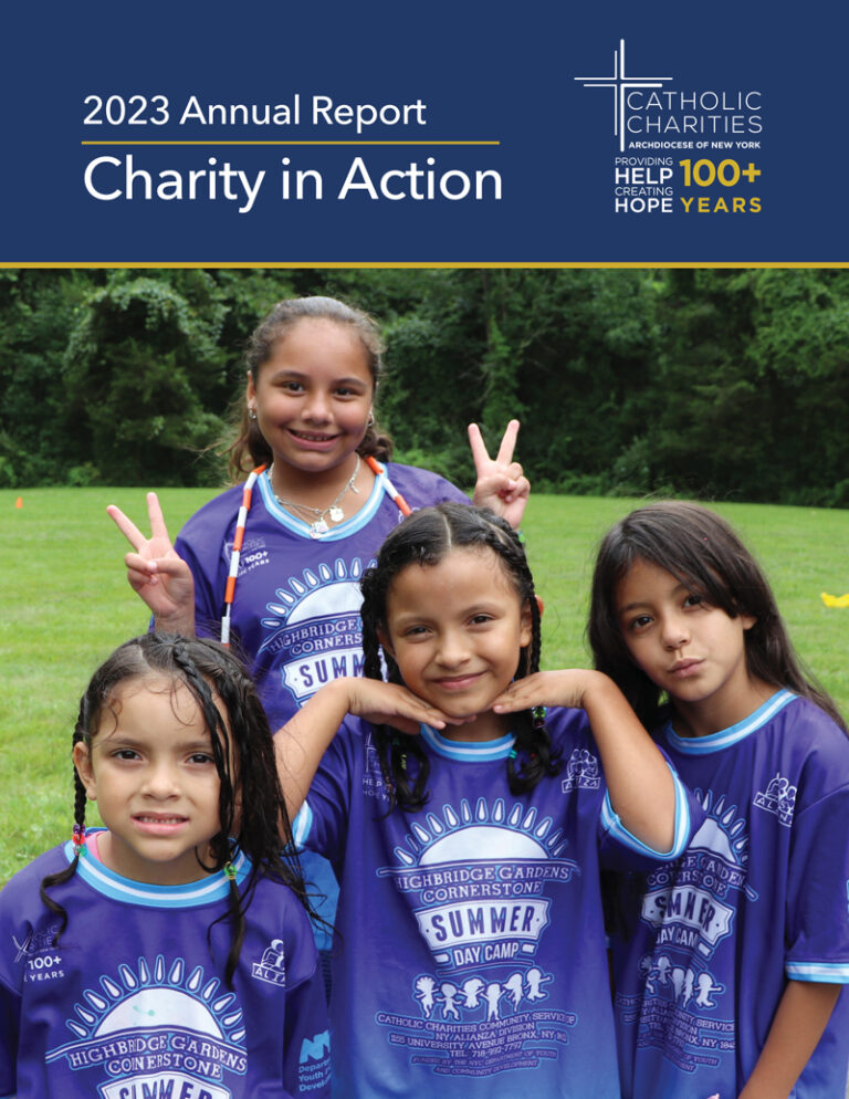 2023 Annual Report – Charity in Action - Catholic Charities of New York